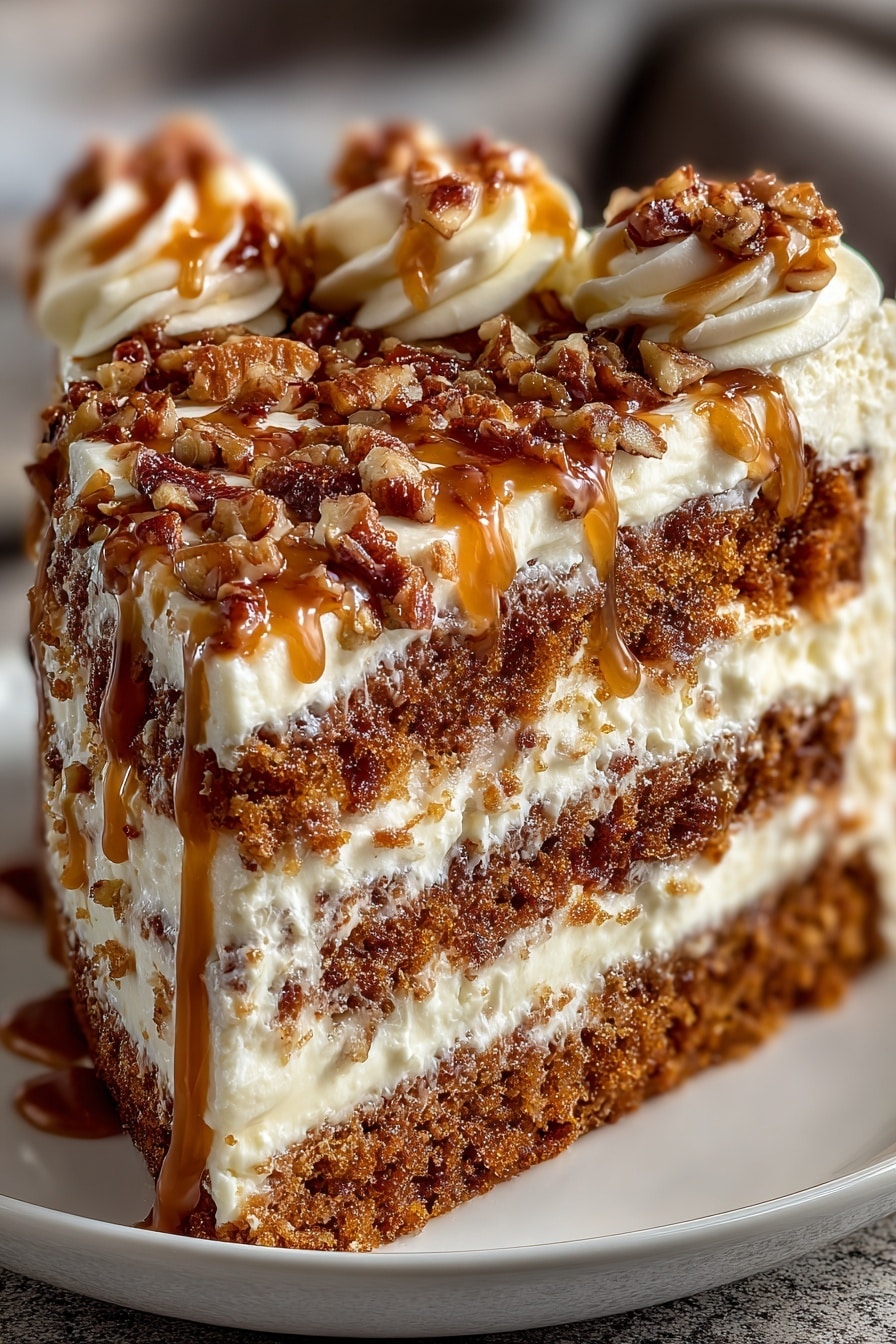 Christmas Toffee Crunch Cake: Festive Holiday Dessert Delight